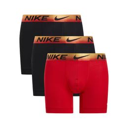 NIKE UNDERWEAR Boxer &raquo;BOXER BRIEF 3PK&laquo; Packung, 3er, 3 Stk. mit NIKE Logo-Elastikbund BLK/ UNI RED/ BLK W METALIC GOLD WB XXL (54) - 3 Stk. 3 Stk....