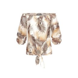 CLOUD 5IVE T-Shirt &raquo;Off-Shoulder Bluse mit Knotendetail und R&uuml;schen&laquo; 1 Stk. white S S Vielseitige Kombinationsm&ouml;glichkeiten