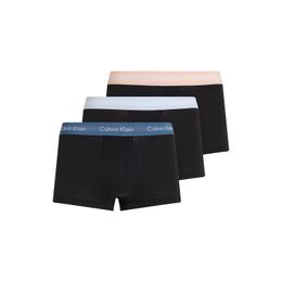 Calvin Klein Underwear Trunk &raquo;LOW RISE TRUNK 3PK&laquo; Packung, 3er-Pack, 3 Stk. mit Logoschriftz&uuml;gen B- VINT IND, MLN FRENZY, H BLUE WBS S (48) - 3...