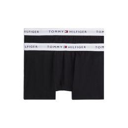 Tommy Hilfiger Underwear Trunk &raquo;2PK TRUNK&laquo; Packung, 2er, 2 Stk. mit Logo-Stretchbund Black/Black 164/170 - 2 Stk. 2 Stk. 164/170 2er-Pack Trunk von...