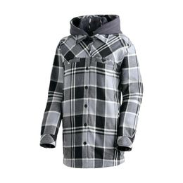 Maier Sports Flanellbluse »Camquadri W« wattiertes Damen Hemd im klassischen Karo-Look kieselgrau 44 44 Warm wattierte Jacke für kalte, trockene...
