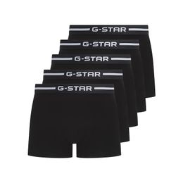 G-Star Raw G-Star Herren G-STAR Boxershorts &raquo;HEMLOCK, 5 PACK TRUNKS&laquo; Packung, 5 Stk. Bund mit Logoschriftzug M, 5 Stk.