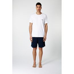Fila Shorty »MAN JERSEY PYJAMAS« 2 tlg. Hose gepunktet mit Gummizug, Shirt mit Rundhalsausschnitt WHITE BLUE S S Herren Pyjama von Fila