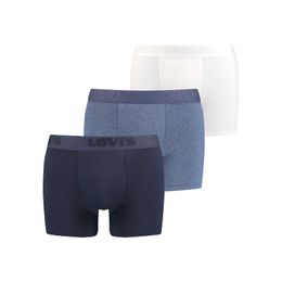 Levi's LEVI'S Boxershorts »LEVIS MEN PREMIUM BOXER BRIEF 3P« 3er Pack, mit breitem Logobund blue combo L L Elastikbund mit angenehmem Tragegefühl