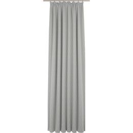 Adam Vorhang &raquo;Indian Cortezada Light&laquo; Kr&auml;uselband 1 Stk. tlg. aus 100% Bio-Baumwolle hellgrau Obermaterial: 100% Baumwolle 145 cm
