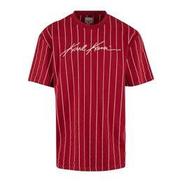 Karl Kani Damen T-Shirt &raquo; Autograph Pinstripe Jersey Boxy T-Shirt&laquo; 1 Stk. L