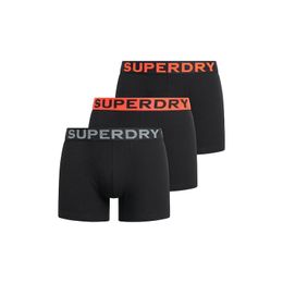 Superdry Herren Boxershorts &raquo;BOXER TRIPLE PACK&laquo; Packung, 3 Stk. orange M, 3 Stk.