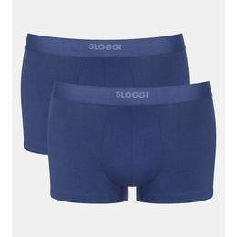 Sloggi Herren Sloggi Hipster &raquo;men EVER Ease&laquo; 2er Pack, 2 temperaturausgleichend, schnelltrocknend, atmungsaktiv, ohne Eingriff blau XXL, 2