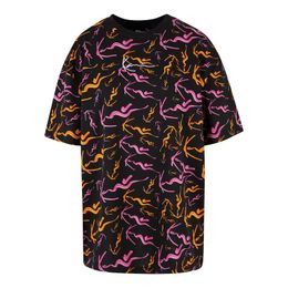 Karl Kani T-Shirt &raquo;Damen KW214-067-1 KK 3D Signature OS Tee&laquo; 1 Stk. black/orange/pink S S KOMFORT OHNE GRENZEN: Genie&szlig;en Sie den ganzen Tag &uuml;ber...