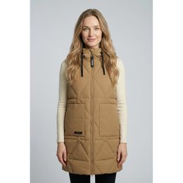 Icepeak Steppweste &raquo;AGRIA&laquo; 1 Stk. tlg. BROWN 42 42 Steppweste mit Daunenoptik f&uuml;r angenehme W&auml;rme bei geringem Gewicht