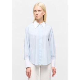 Eterna Hemdbluse &raquo;OVERSIZE FIT&laquo; EASY IRON (b&uuml;gelleicht) himmelblau 44 44 Hemd-Kragen