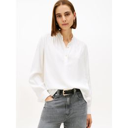 Tommy Hilfiger Damen Langarmbluse &raquo;VIS TWILL V-NK BLOUSE&laquo; 40