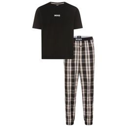 BOSS Pyjama »Easy Long Set TShirt« Set, 2 tlg. Black 003 XL XL Herren Schlafanzug von BOSS