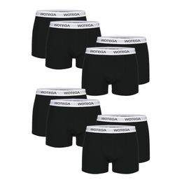 WOTEGA 8er-Set: Boxershorts Joe in Schwarz | Gr.: 4XL