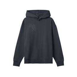 F4NT4STIC Hoodie Schmetterling Blumen bestickt in schwarz | Gr.: XS