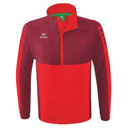 Erima Trainingsjacke "Six Wings Jacke Mit Abnehmbaren &Auml;rmeln" in Rot | Gr.: L