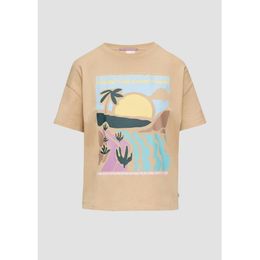 QS T-Shirt in 83D0_beige | Gr.: XS