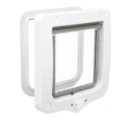 Trixie 2-Wege Katzenklappe 20 x 22 cm grau