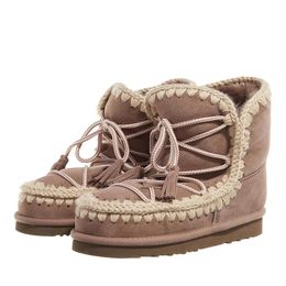 mou Stiefel & Boots - Eskimo Scoubidoo Lace - Gr. 39 (EU) - in Taupe - f&uuml;r Damen
