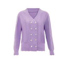 Carato Knit Cardigan female Purple size XS/S