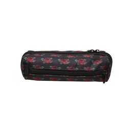 Mister Tee Accessoires Etui 'Roses Pencil' Damen Gr&ouml;&szlig;e One Size gr&uuml;n / rot / schwarz