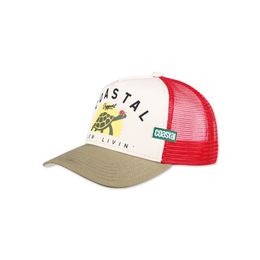 Coastal Cap 'HFT Support Slow' Herren Gr&ouml;&szlig;e 55/60 khaki / rot / schwarz / wei&szlig;
