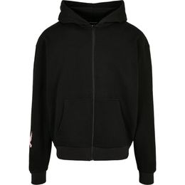 MT Upscale Sweatjacke 'Doves' Herren Gr&ouml;&szlig;e XXL hellgrau / flieder / schwarz / offwhite