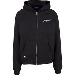PEQUS Zip-Up Hoodie 'A Paradise Beach Club' male size XL Mint / Black