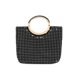 NAEMI Handtasche Damen Gr&ouml;&szlig;e One Size gold / schwarz / silber