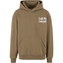 Market Sweatshirt 'Call My Lawyer' Herren Gr&ouml;&szlig;e S braun / wei&szlig;
