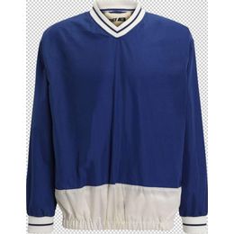 DEF Pullover Herren Gr&ouml;&szlig;e M blau / wei&szlig;