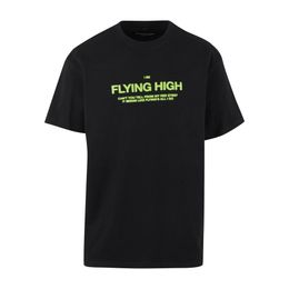 Mister Tee Shirt 'I am flying' Herren Gr&ouml;&szlig;e XL gr&uuml;n / schwarz