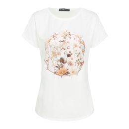 Cloud5ive T-Shirt Damen Gr&ouml;&szlig;e M braun / orange / rot / wei&szlig;