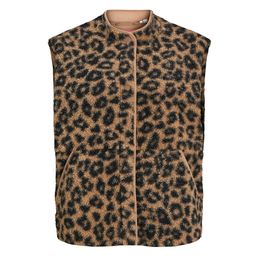 Jack & Jones JJXX Weste 'JXVERA' Damen Gr&ouml;&szlig;e S camel / schwarz