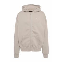 Pegador Sweatjacke Herren Gr&ouml;&szlig;e XL taupe / wei&szlig;