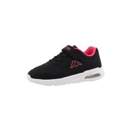 Kappa Sneaker 'Mona' Jungen Gr&ouml;&szlig;e 33 neonpink / schwarz