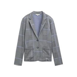 Tom Tailor Blazer Damen Größe 34 navy / taubenblau / weiß