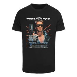 Merchcode T-Shirt 'The Terminator - No Fear' Herren Gr&ouml;&szlig;e M blau / rostrot / schwarz / wei&szlig;