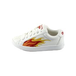 Buffalo Sneaker 'LIBERTY' Damen Gr&ouml;&szlig;e 42 gelb / orange / feuerrot / wei&szlig;