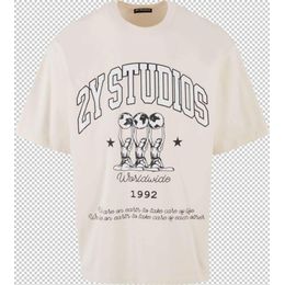 2y Studios T-Shirt Herren Gr&ouml;&szlig;e XXL schwarz / offwhite