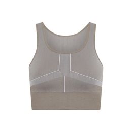 Born Top 'Cara' Damen Gr&ouml;&szlig;e L grau / taupe / wei&szlig;