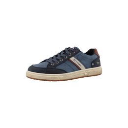 Mustang Sneaker 'Merian' Herren Gr&ouml;&szlig;e 45 marine / navy / braun / hellgrau