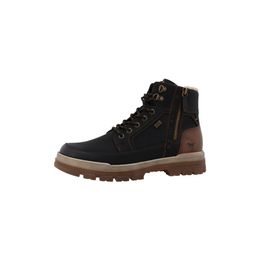 Mustang Schn&uuml;rboots 'Peppin' Herren Gr&ouml;&szlig;e 44 braun / schwarz