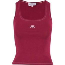 Felicious Top Damen Gr&ouml;&szlig;e XL burgunder / wei&szlig;