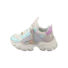 Buffalo Sneaker Damen Gr&ouml;&szlig;e 41 t&uuml;rkis / gold / grau / lila Sommerschuhe