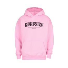 Dropsize Sweatshirt 'Success' Herren Gr&ouml;&szlig;e M pink / schwarz