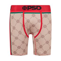 PSD Boxershorts Herren Gr&ouml;&szlig;e S beige / gr&uuml;n / rot / schwarz