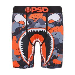 PSD Boxershorts 'Marine' Herren Gr&ouml;&szlig;e M grau / orange / schwarz / wei&szlig;