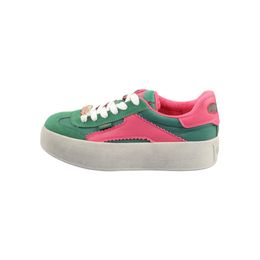 Buffalo Sneaker low Damen Gr&ouml;&szlig;e 39 tanne / pitaya / wei&szlig;
