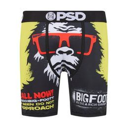 PSD Boxershorts 'Club Bigfoot' Herren Gr&ouml;&szlig;e XS gelb / rot / schwarz / wei&szlig;